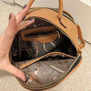 Bags | Four Pocket Tan Minibackpack Used Once | Poshmark